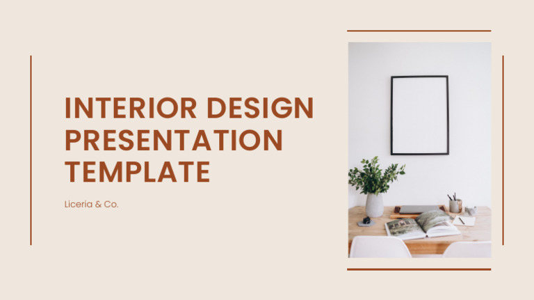 Interior Design Presentation Template | PDF