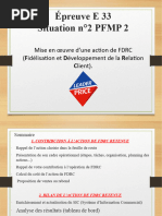 Diapo E33 Situation 2 FDRC PFMP 2 - Finale | PDF | Évolution de carrière | Affaires
