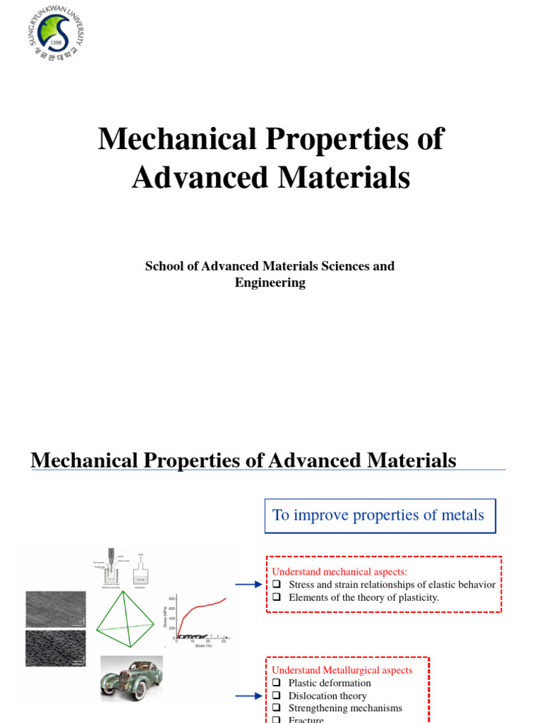 02. Introduction to Mechanical Metallurgy | PDF | Deformation (Engineering) | Strength Of Materials