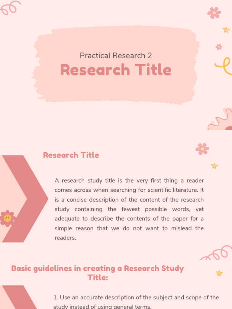Practical Research 2 Module 3 | PDF | Adjective | Subject (Grammar)