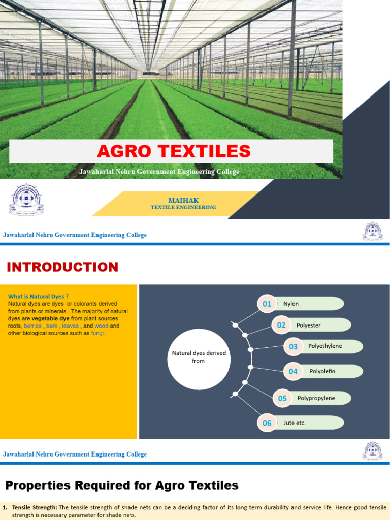 Agro Textile | PDF | Textiles | Agriculture