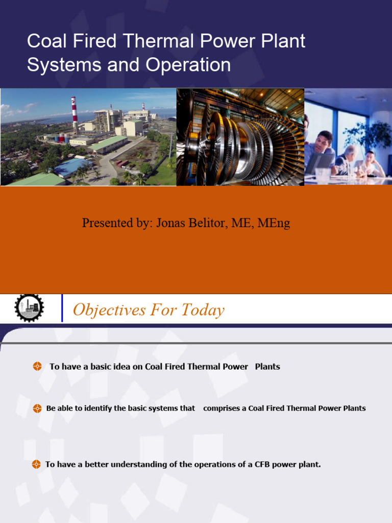 Coal Fired Thermal Power Plant Overview | PDF | Fossil Fuel Power ...