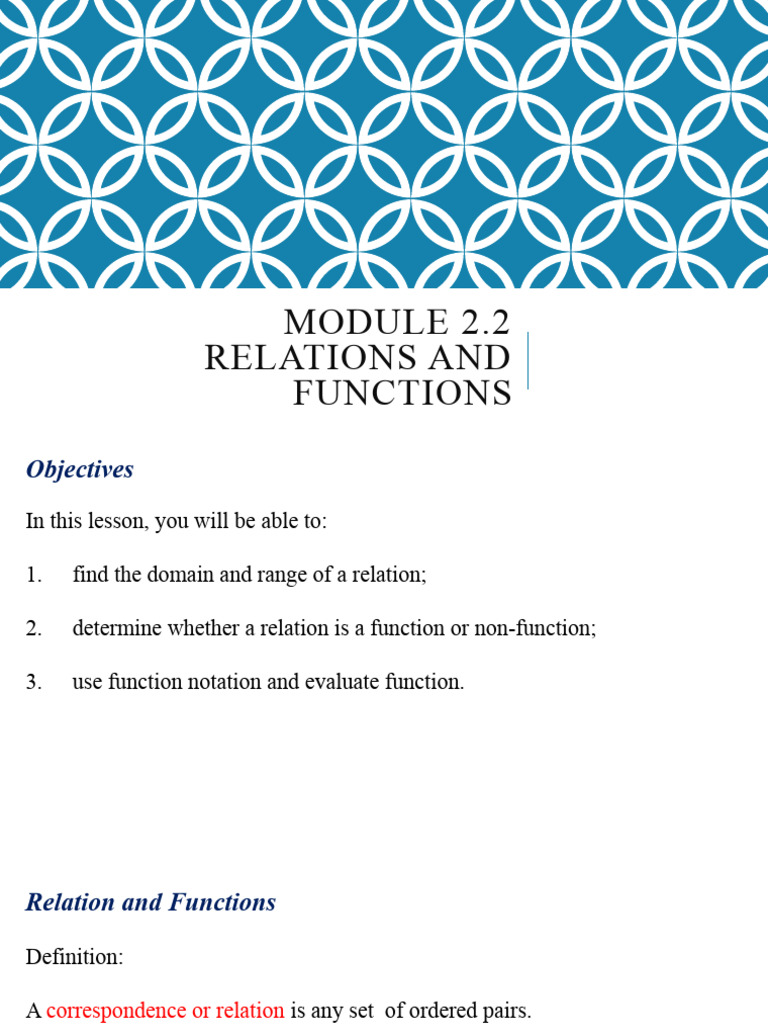 Mod 2 2 Functions Pdf Function Mathematics Set Mathematics