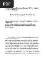 Teks Musabaqah Syarhil Quran | PDF | Filsafat | Agama & Spiritualitas