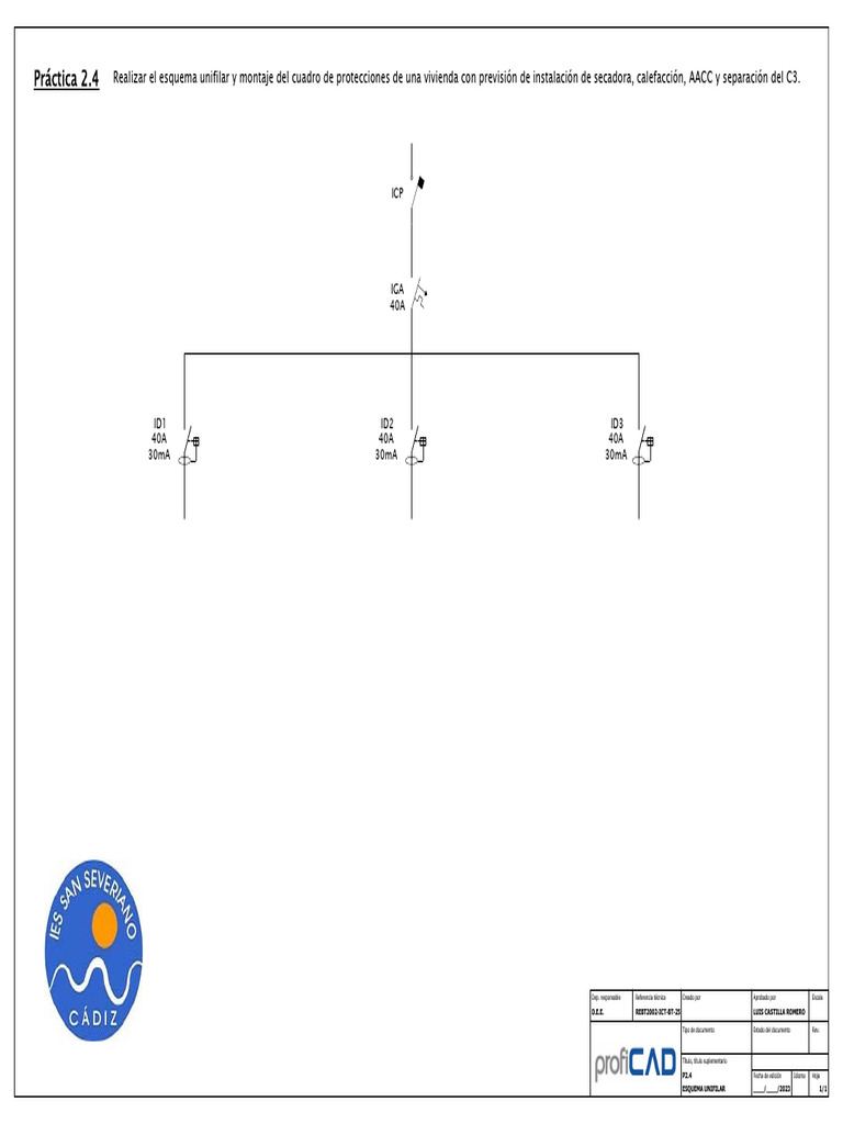 P2.4-Diseño de Un Cuadro Eléctrico Avanzado | PDF