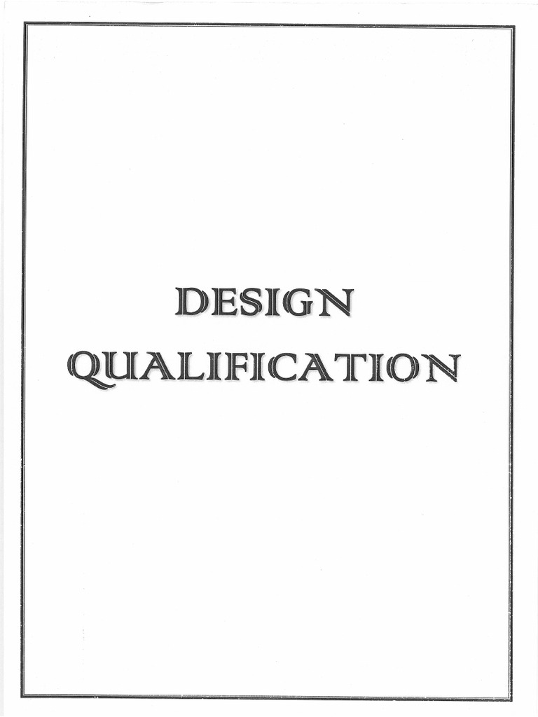 Design Qualification 12022023151550 | PDF | Gas Technologies | Gases