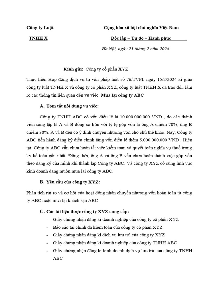 BTL Ki - Nang.tu - Van.phap - Luat | PDF