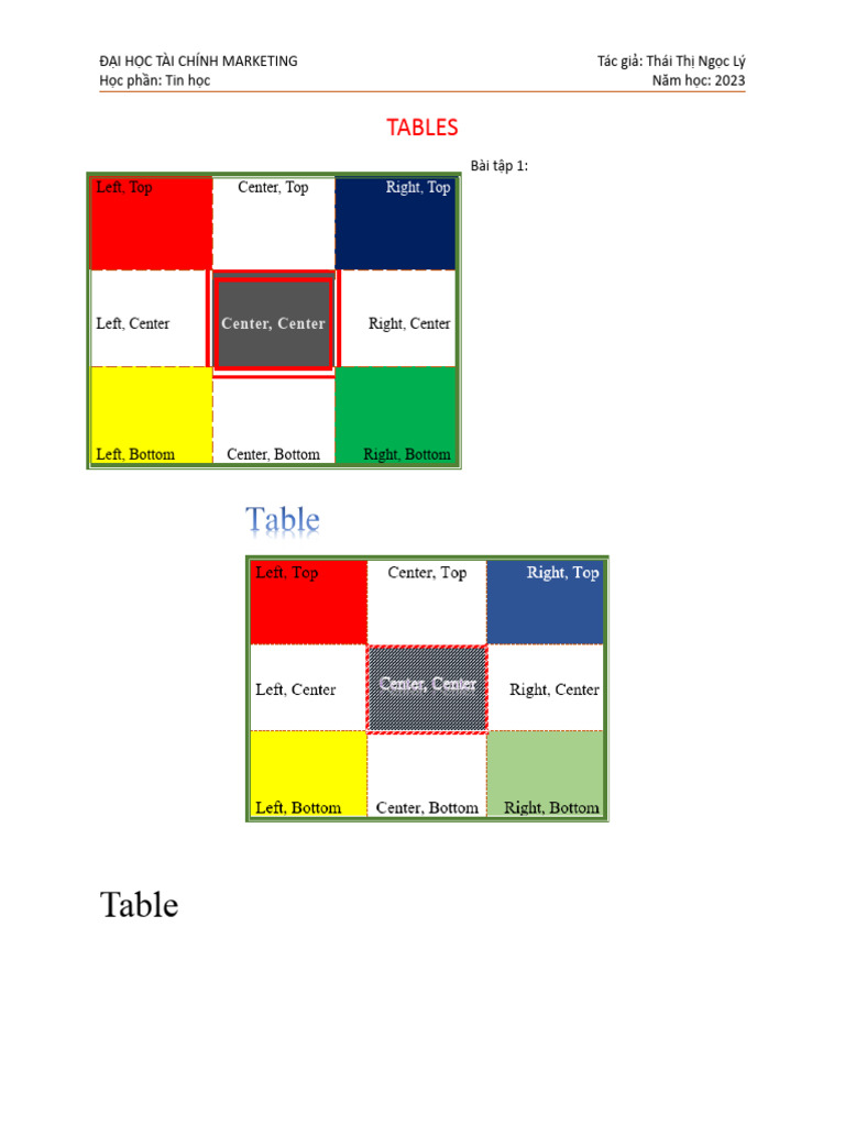 213 Table (Requirement) | PDF
