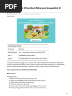 Soal IPAS Kelas 4 Kekayaan Budaya Indonesia | PDF