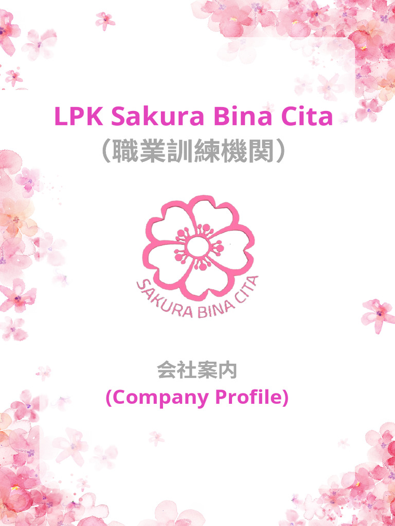 LPK Sakura Bina Cita （職業訓練機関 | PDF