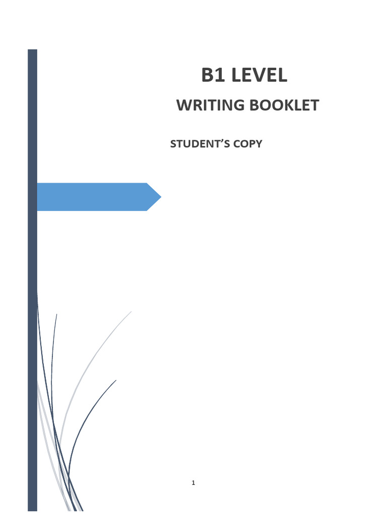 B1 Level Writing Booklet: Email Guide | PDF | Cost Of Living | Plagiarism