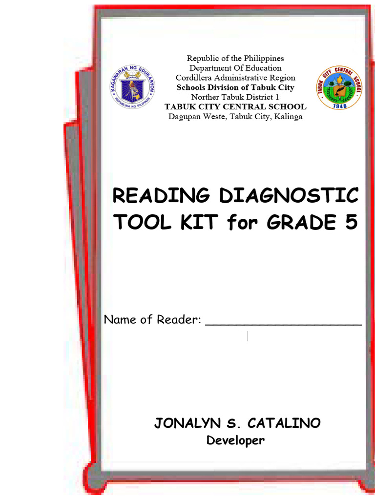 Reading Diagnostic Tool Kit Gr5 | Download Free PDF | Consonant | Writing