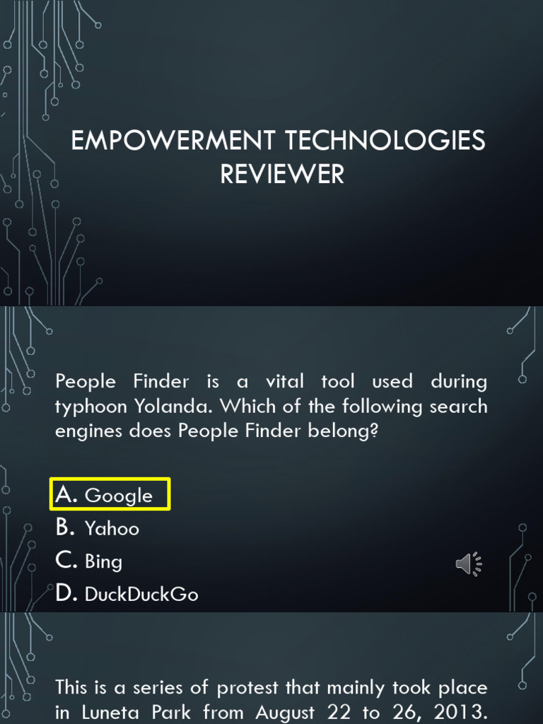 Empowerment Technologies Reviewer | PDF | Infographics | Fair Use