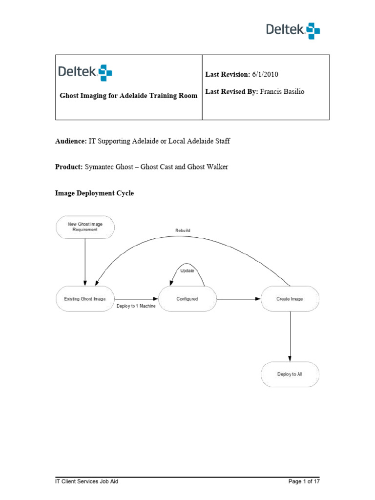 Job Aid - AU Training Machine, Deploying and Restoring Image | PDF ...