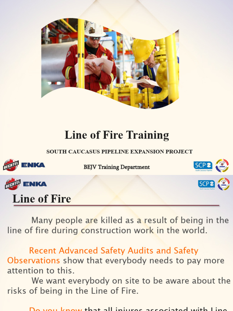 Line of Fire Safety Training Guide | PDF | Working Conditions ...