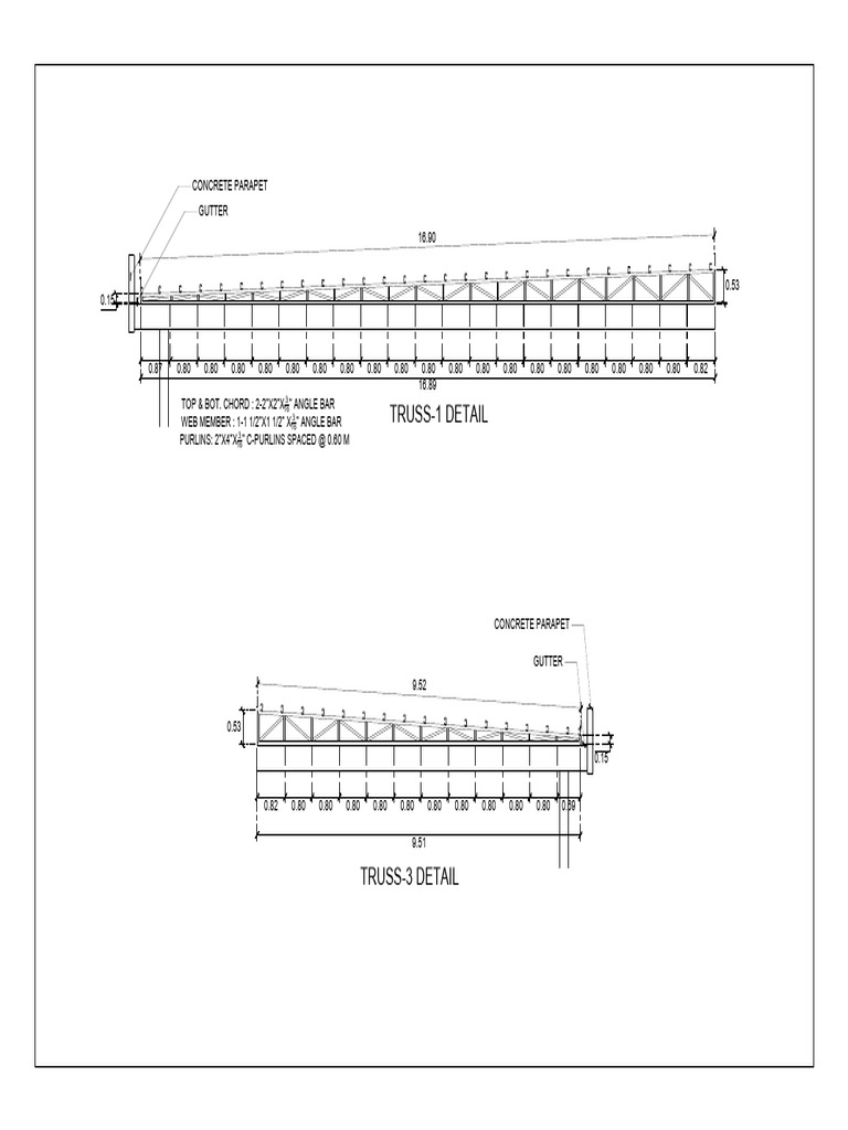 Truss Details and Specifications | PDF