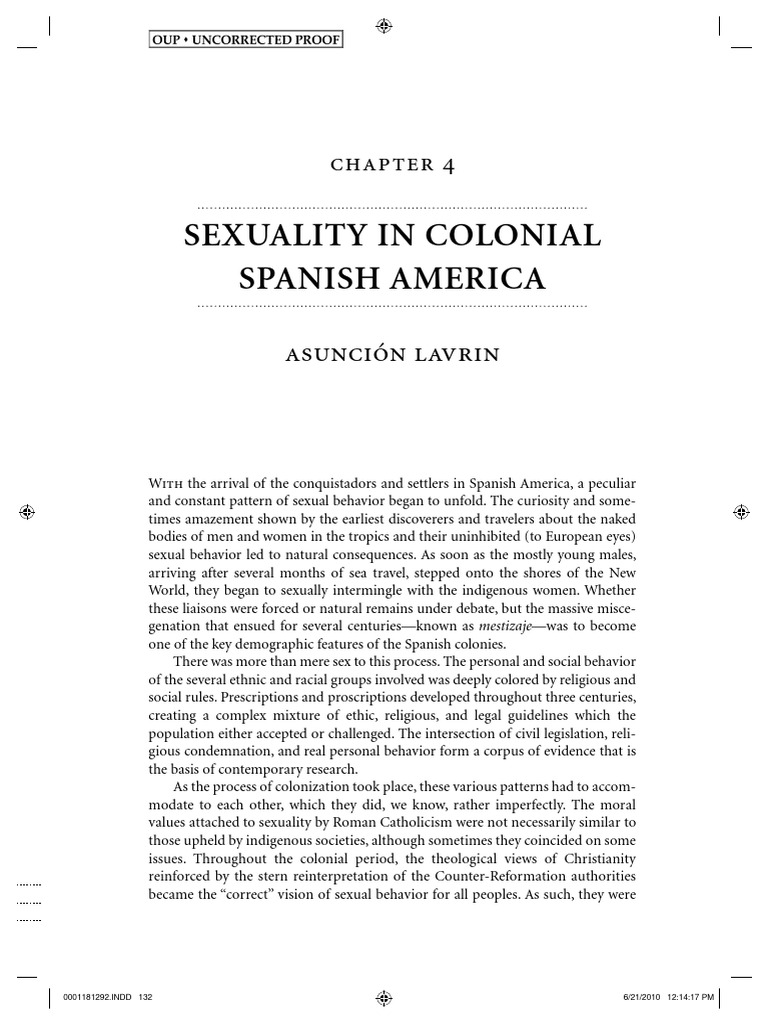 Sexuality in Colonial Spanish America - Lavrín | PDF | Witchcraft ...
