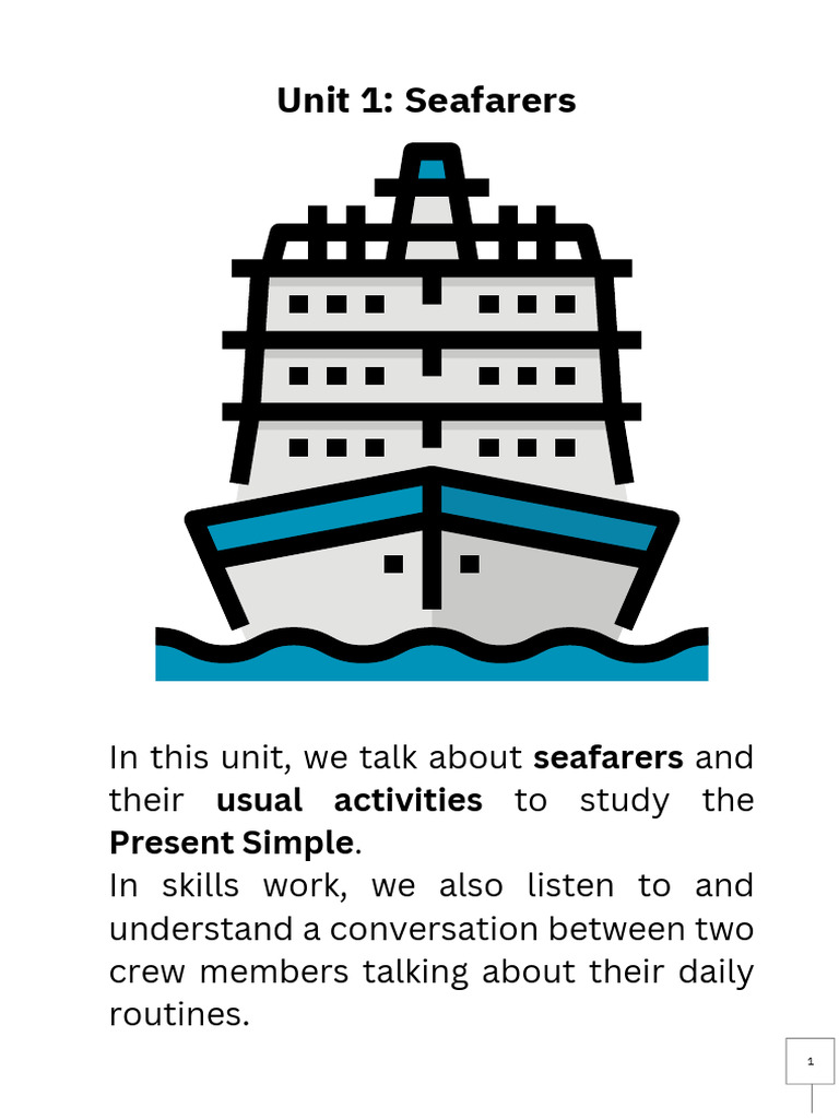Unit 1 Seafarers | PDF | Sailor | Linguistics