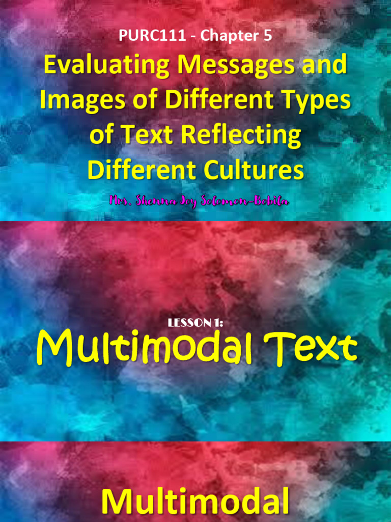 Chapter 5 Lessons 1 2 | PDF | Human Communication | Communication