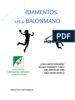 Materia Handball Pases | PDF | Mano | Hombro