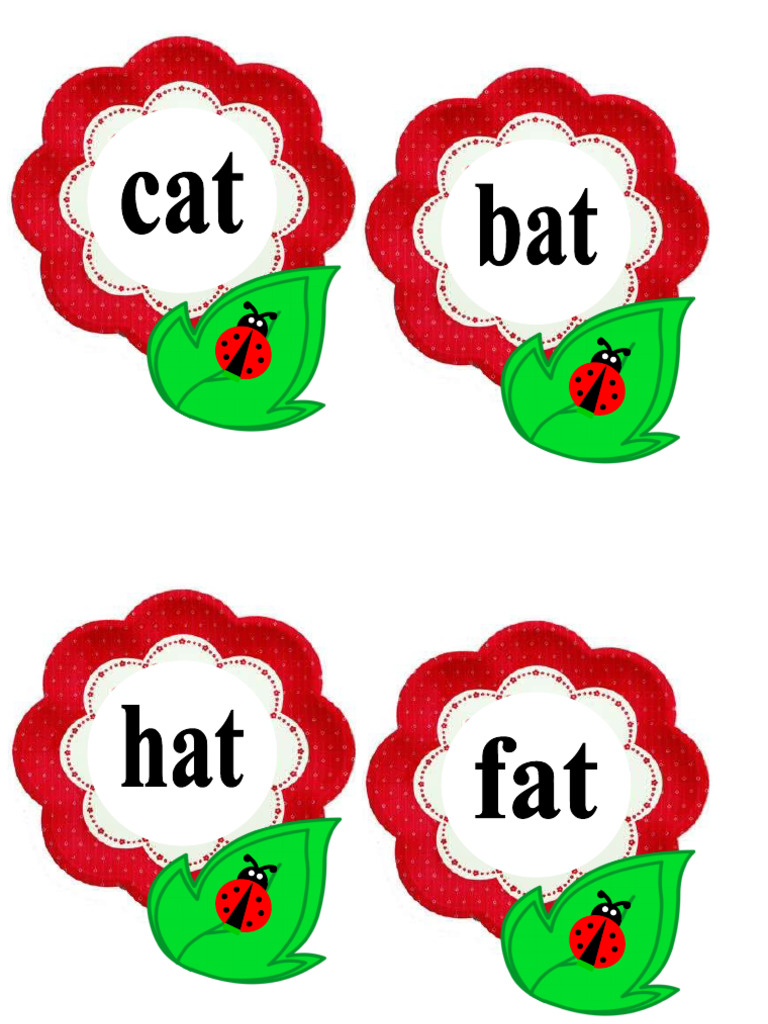 Bug CVC Words and FLOWER PANTIG | PDF