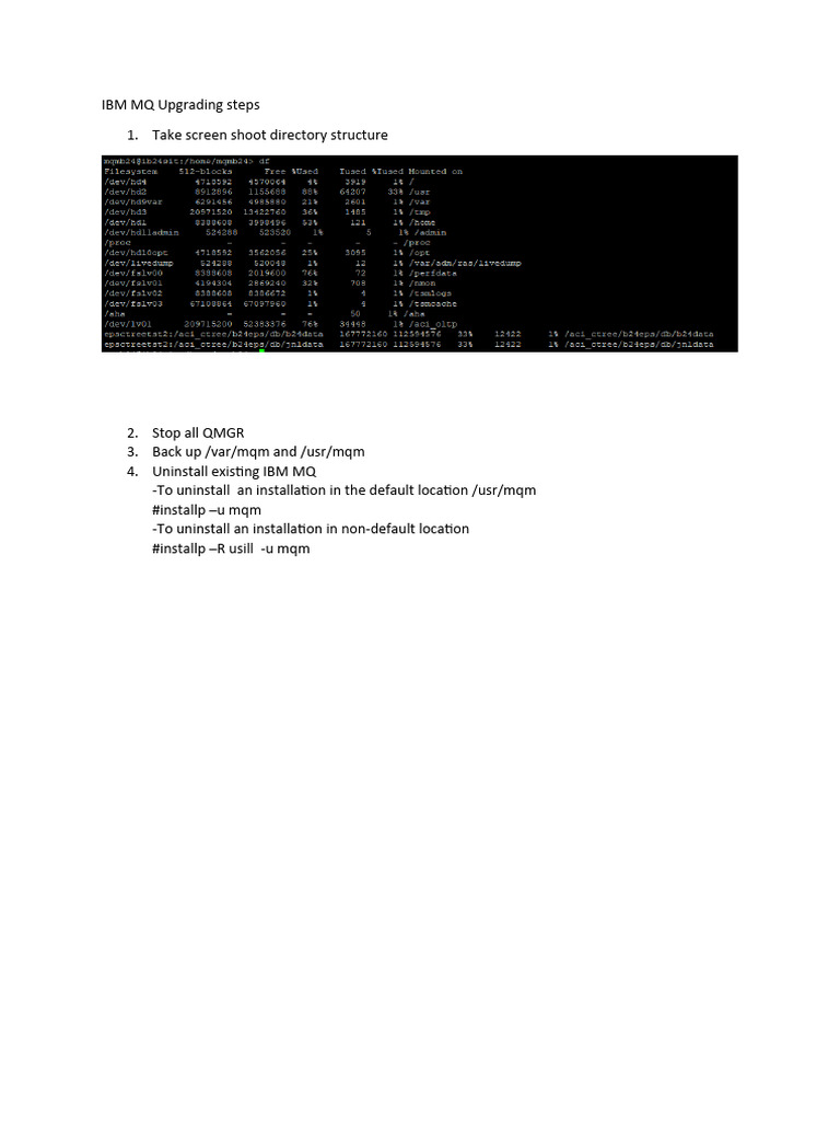 IBM MQ Upgrading Steps | PDF | Superuser | System Software
