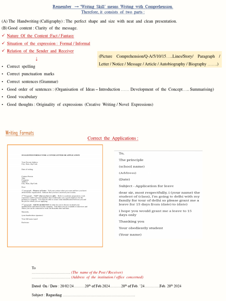 Writing Formats | Download Free PDF | Writing | Linguistics