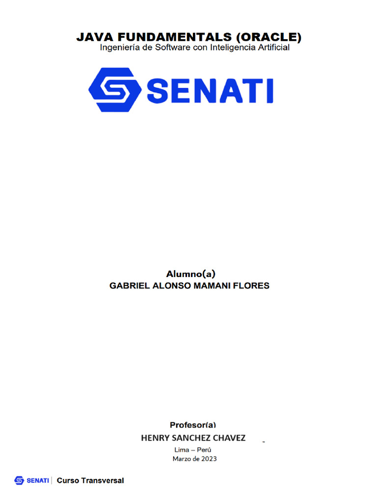 SENATI TRB 1 | PDF