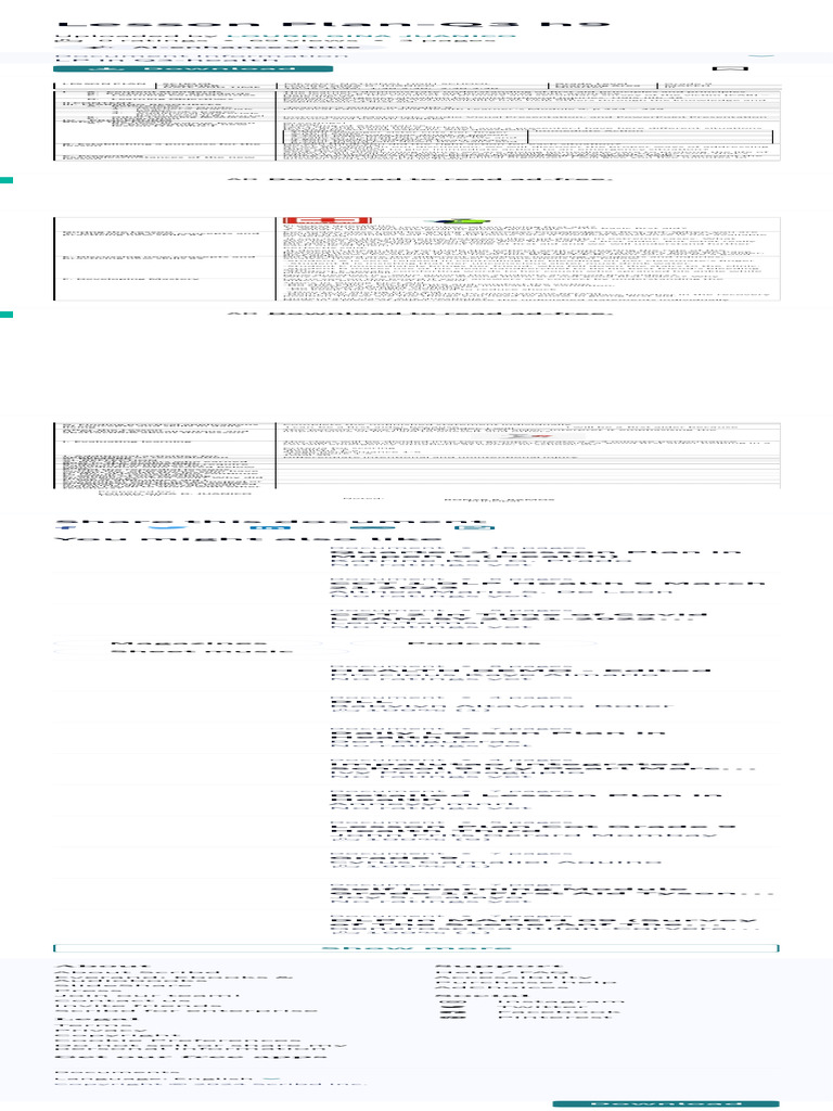 Lesson Plan-Q3 h9 PDF First Aid Learning | PDF | First Aid | Scribd