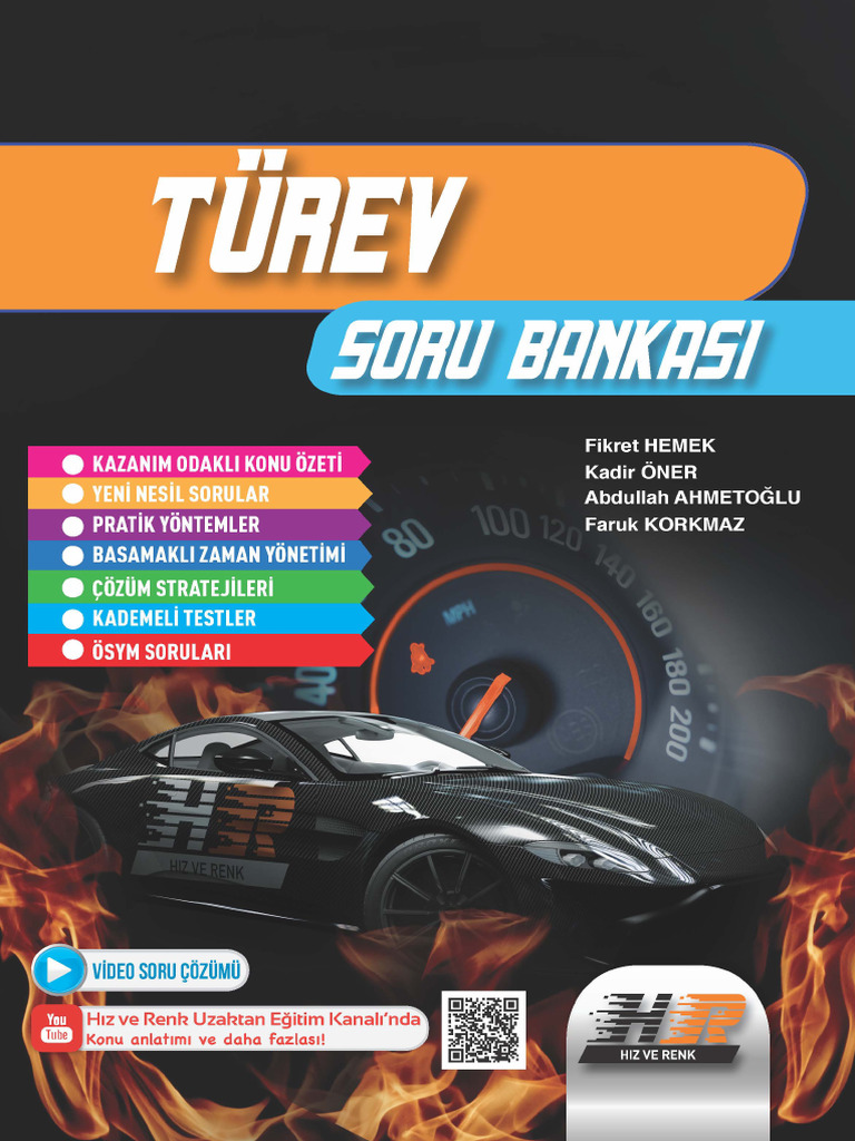AYT TÜREV SORU BANKASI - HIZ VE RENK_Ornek | PDF