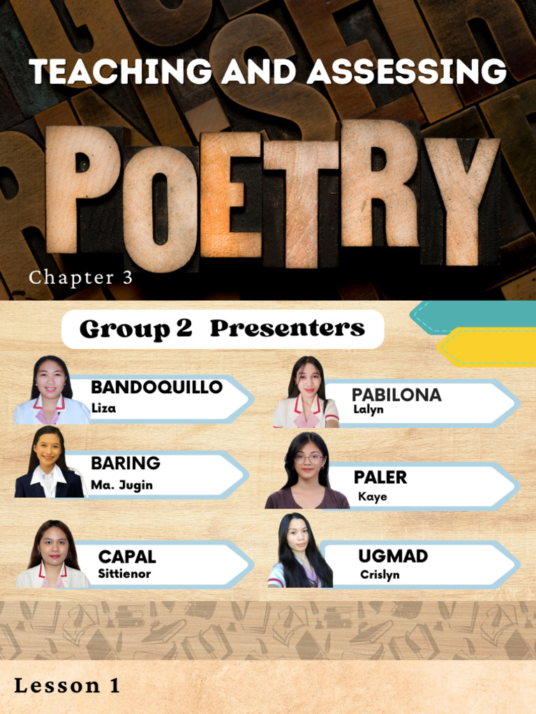 Teaching Poetry | PDF | Learning | Poetry