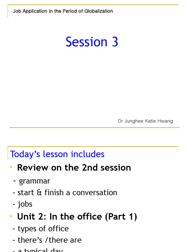 Unit2 InTheOffice 1 | PDF | Language Arts & Discipline