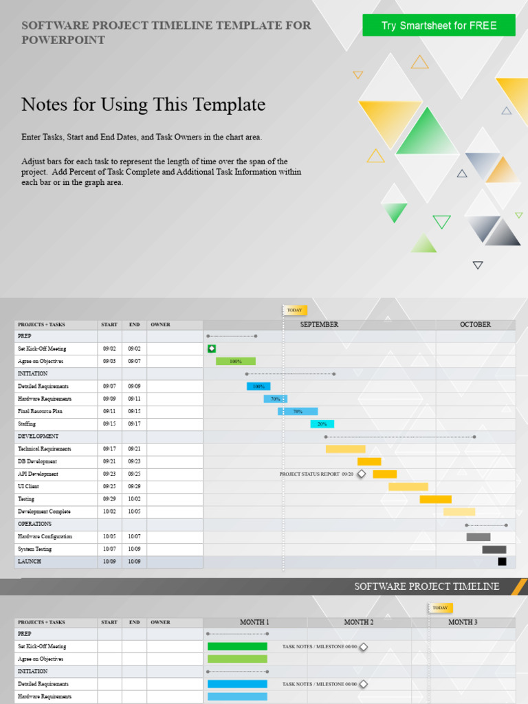 IC Software Project Timeline Template For Powerpoint 11327 Powerpoint | PDF | Systems ...