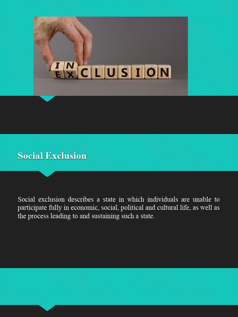 Understanding Social Exclusion | PDF | Stereotypes | Social Exclusion