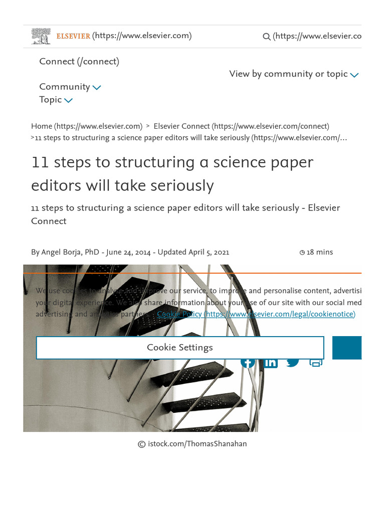 11 Steps To Structuring A Science Paper Editors Will Take Seriously ...