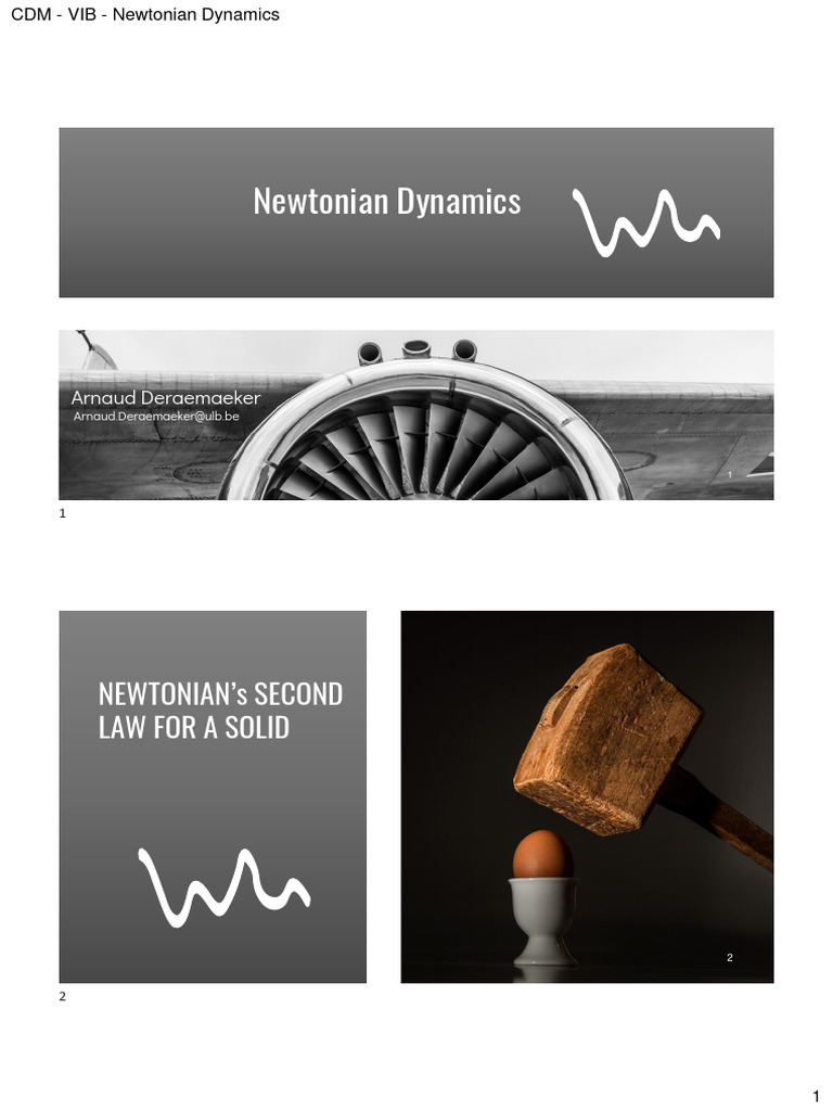 CDM Newtonian Dynamics | PDF | Newton's Laws Of Motion | Classical ...