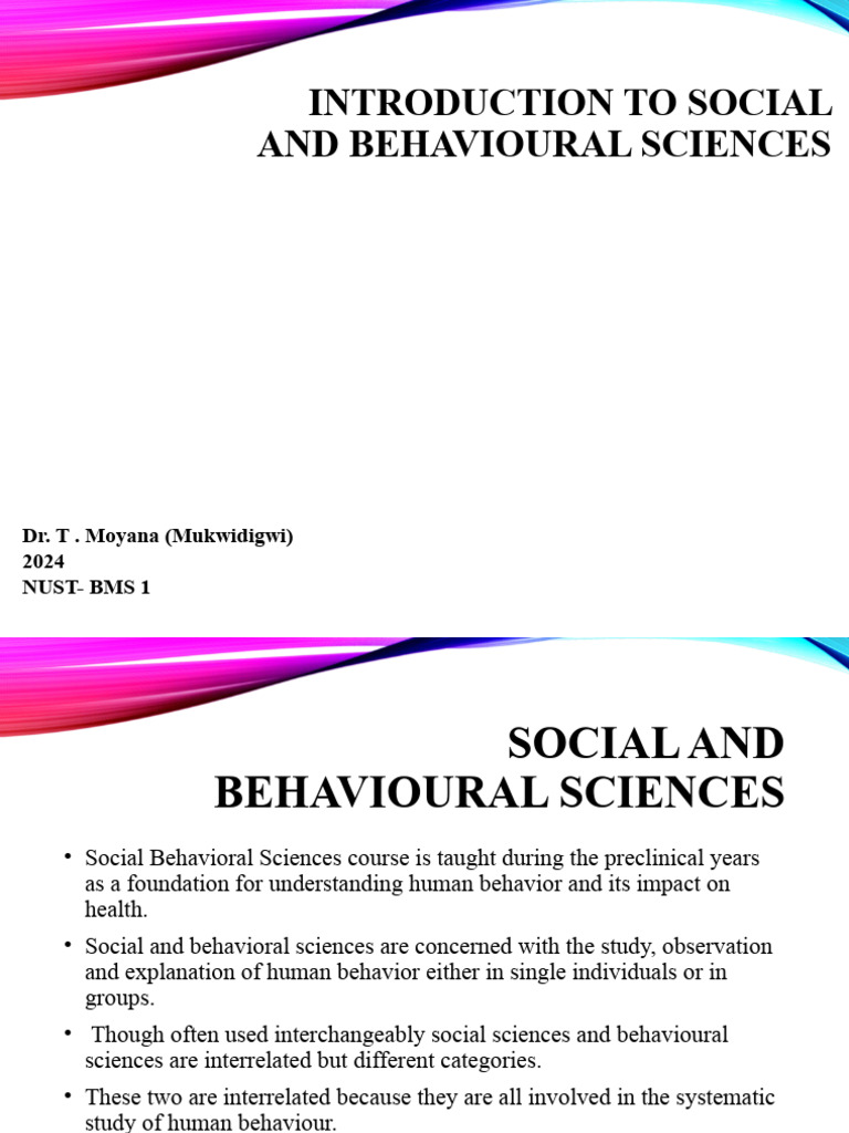 Introduction - BMS Lecture 1 2024 | Download Free PDF | Behavioural Sciences | Behavior