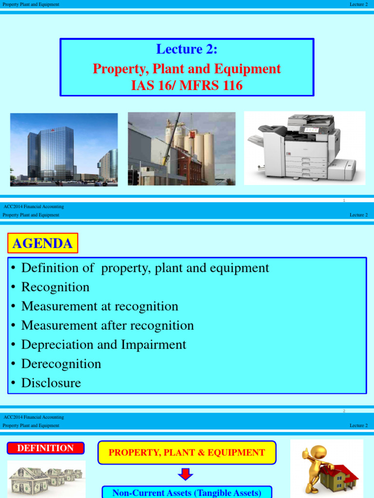 L2 - Property Plant and Equipment | PDF | Fixed Asset | Depreciation