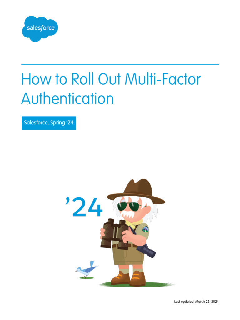 How To Roll Out Multi-Factor Authentication: Salesforce, Spring '24 | PDF | Password ...