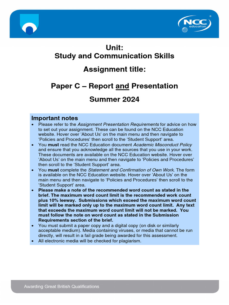 SCS Paper C Assignment Summer 2024 (15090) | PDF | Information | Human ...