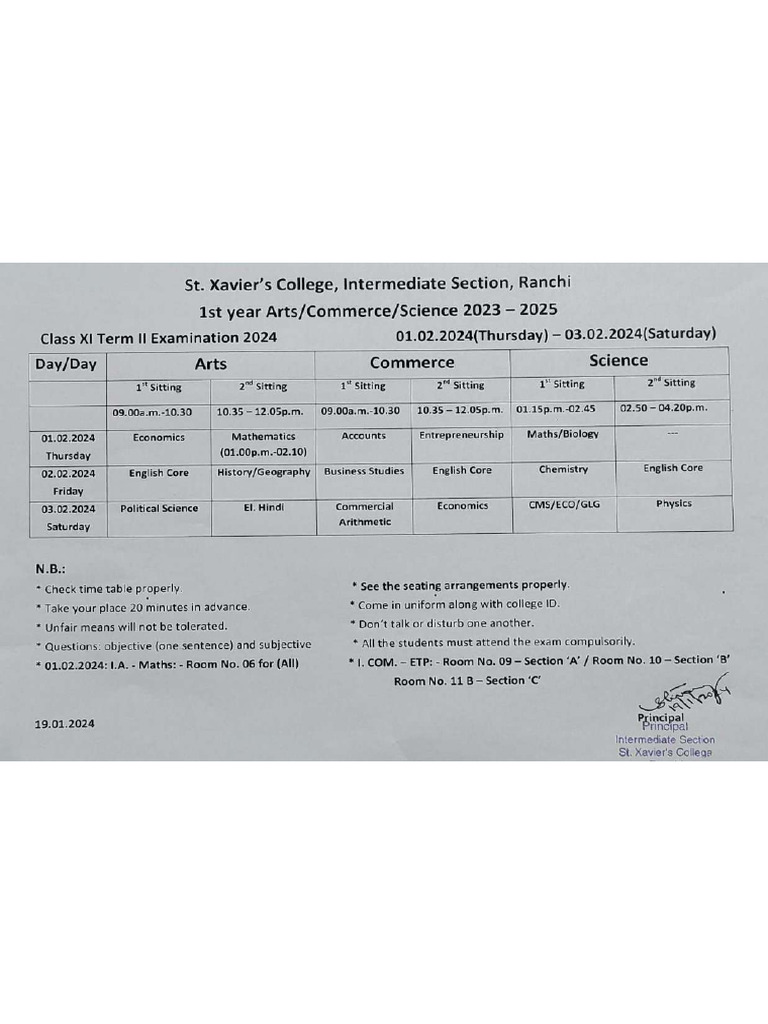 1st Year Term II Examination 2024 2 | PDF