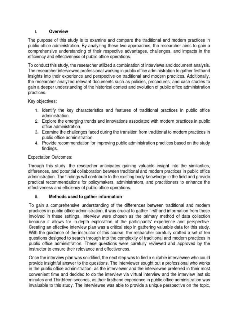 Needs Assesment | Download Free PDF | Needs Assessment | Interview