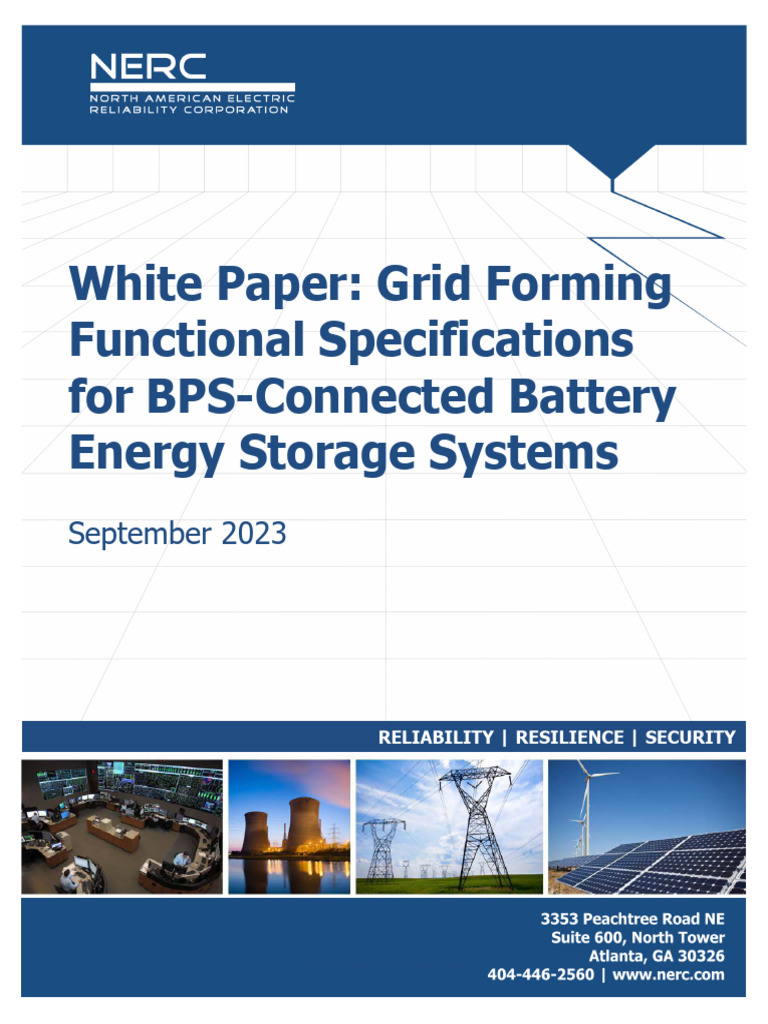 White_Paper_GFM_Functional_Specification | PDF | Electrical Grid | Power Inverter