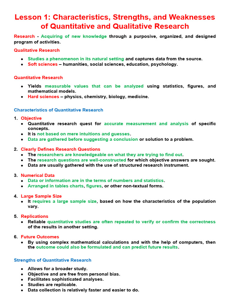PR2Q1 | PDF | Level Of Measurement | Quantitative Research