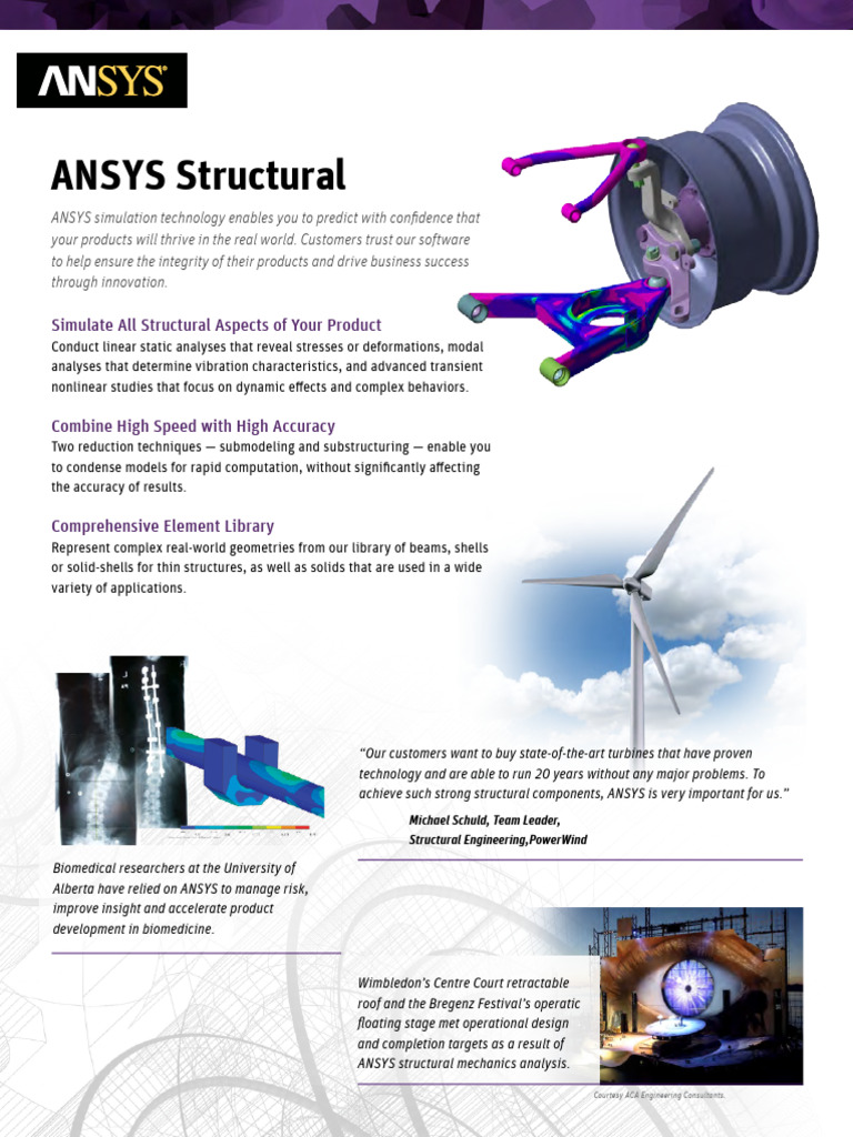 Ansys Structural Brochure | PDF | Nonlinear System | Buckling