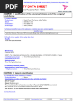 Super Dilac VA4 Safety Data Sheet | PDF