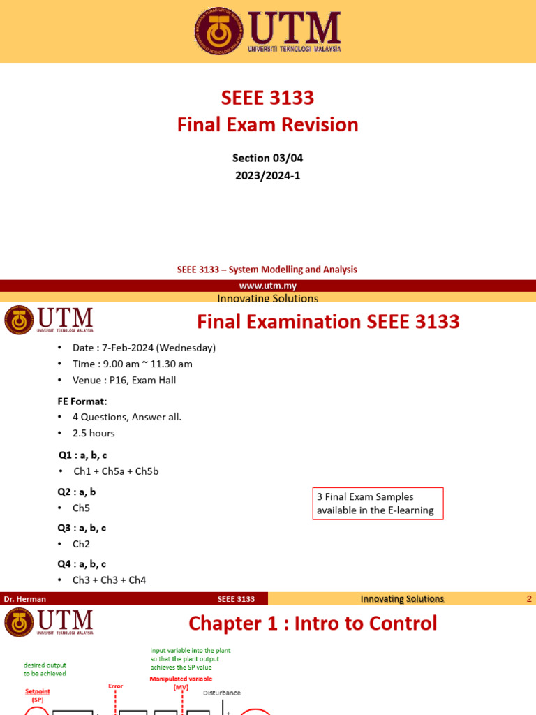 Revision - Final Exam | PDF | Technology & Engineering Revision - Final Exam | PDF | Technology & Engineering