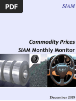 SIAM Commodity Price Monitor - Sept 2024 | PDF | Steel | Iron