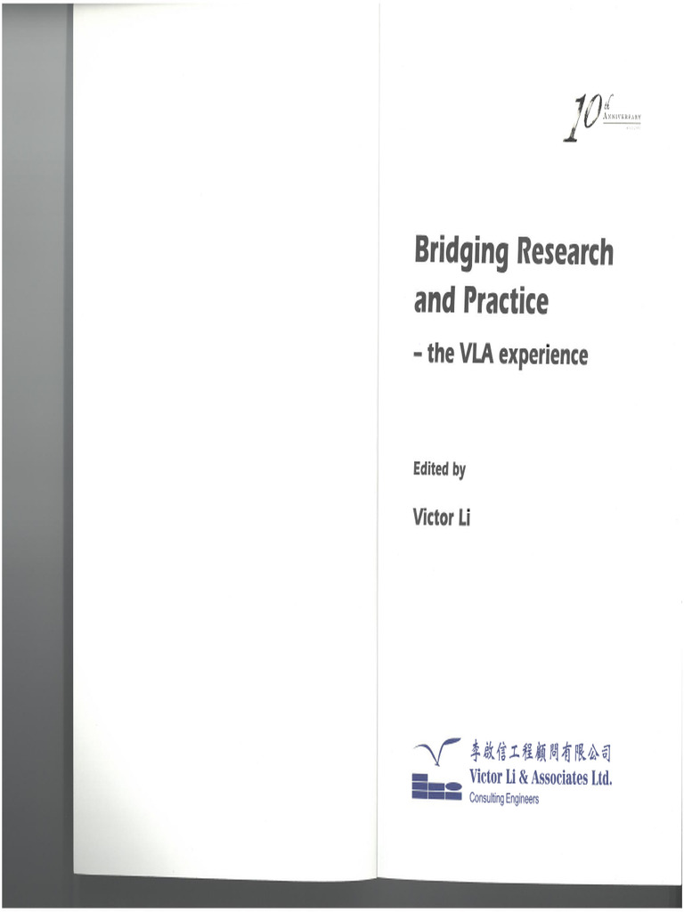 Bridging Research and Practice - VLA - (10th Anniversary) | PDF
