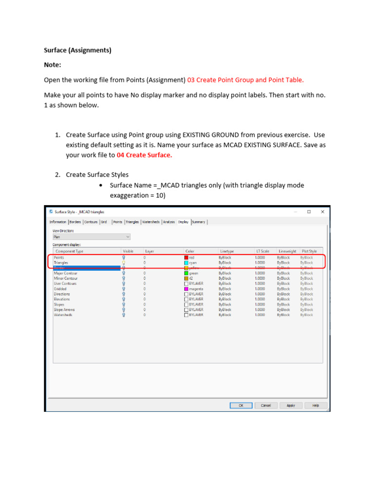 SURFACE - Create Your Own Project | PDF